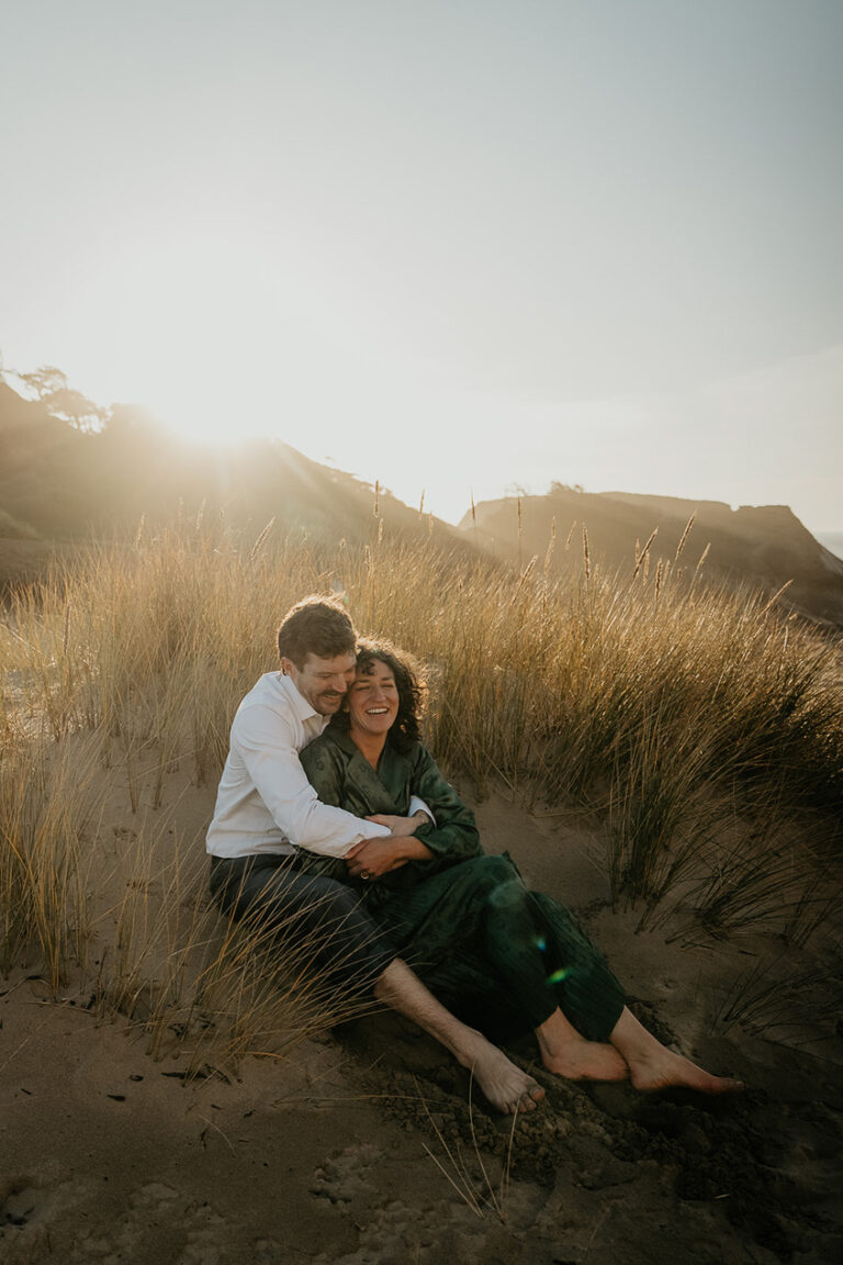 Cape Kiwanda Engagement Rooted in Love + Coastal Beauty ...