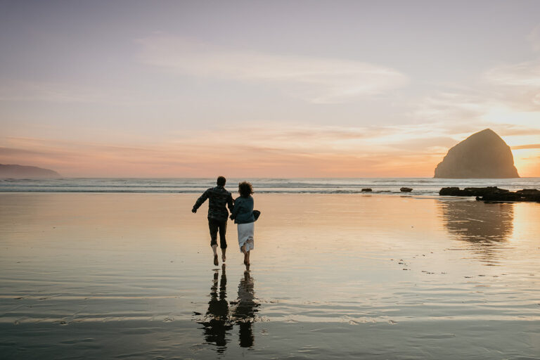 Cape Kiwanda Engagement Rooted in Love + Coastal Beauty ...